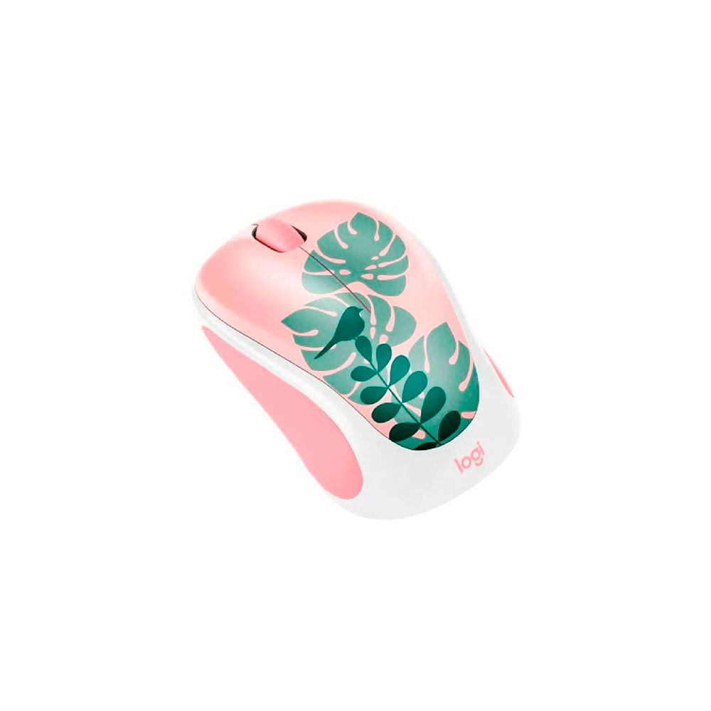 Mouse Logitech M317C Wireless Pink Tropical - Promart