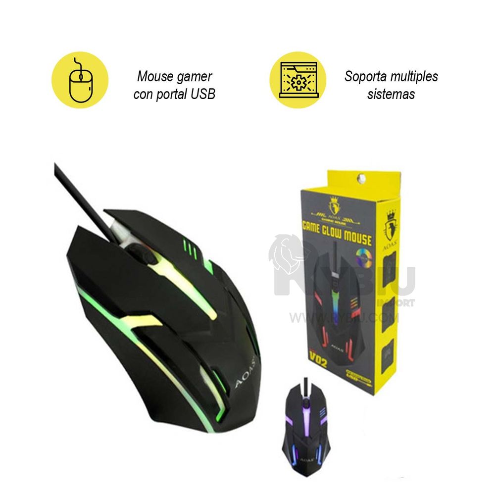 Mouse Gamer con Cable de Amplia Longitud - Promart