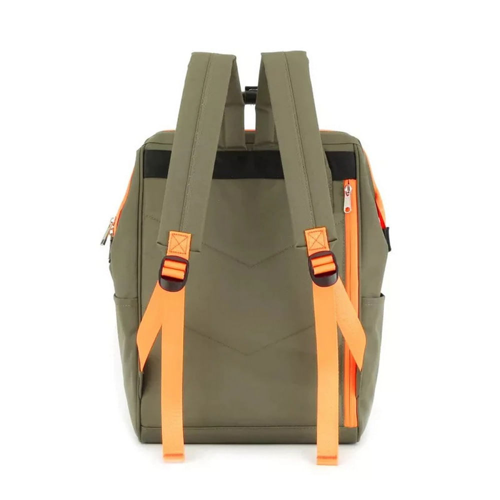 Mochila escolar o de viaje porta Laptop Himawari H9003 3 Verde Militar ...