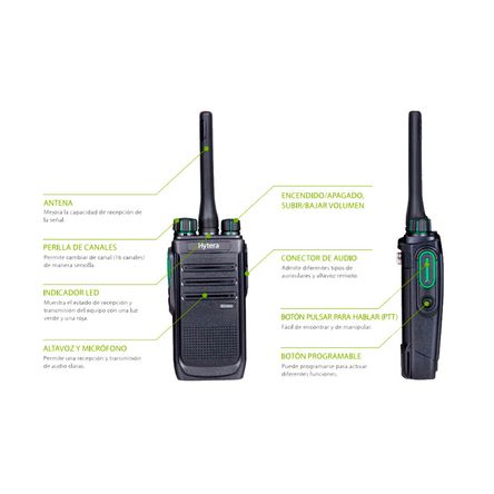 Radio Hytera BD506 136 174MHz VHF DMR 2 IP54 | Promart.pe - Promart
