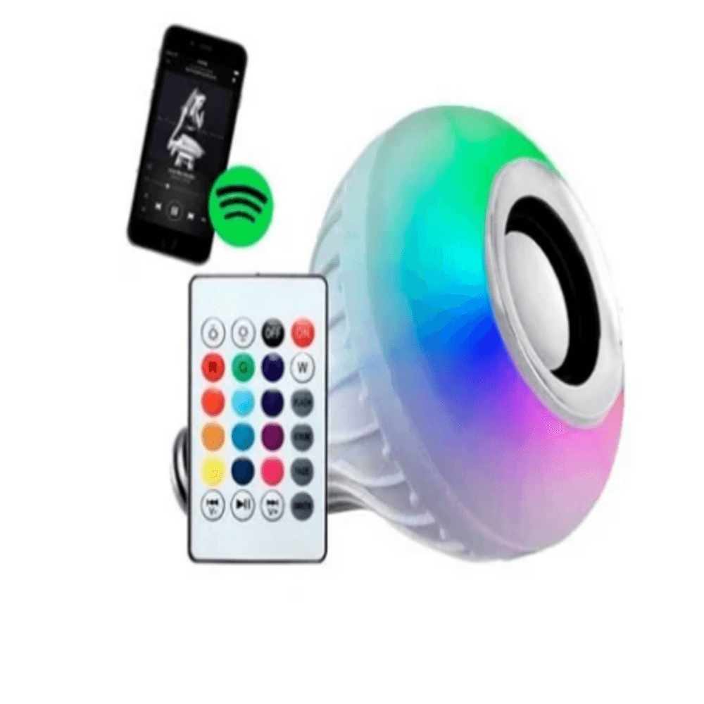 Foco multicolor y con musica - Promart