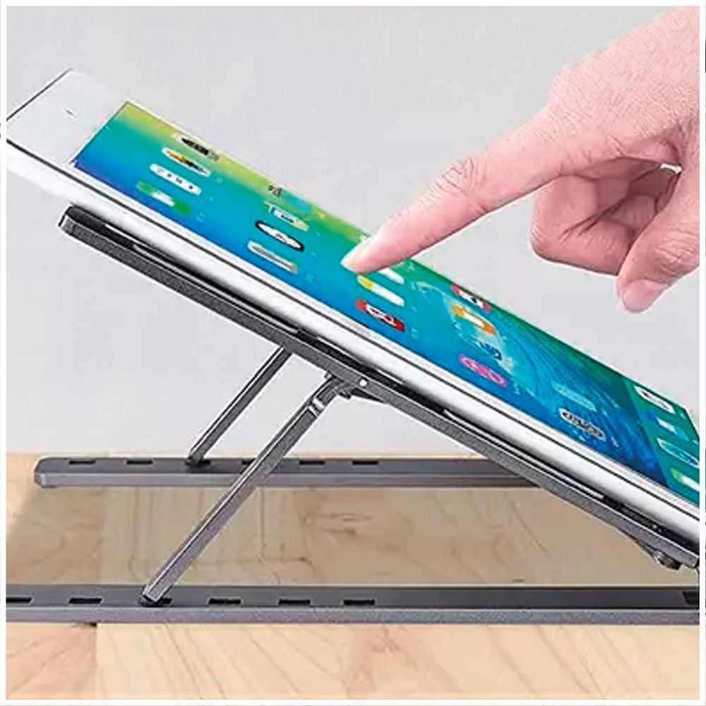 Soporte para Tablet y Laptop Plegable Rosado | Promart.pe - Promart