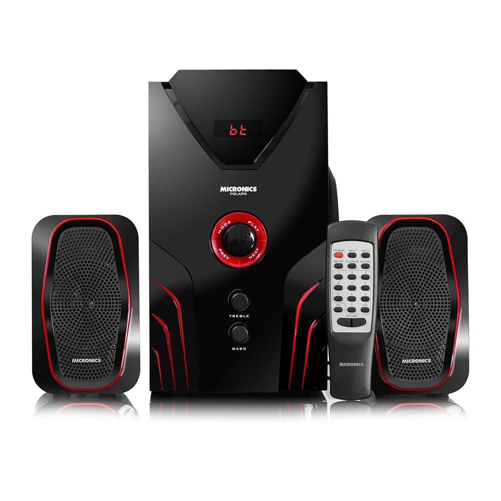 Parlante 2.1 Micronics Polaris MIC S7074BT Bluetooth, USB, FM - Promart
