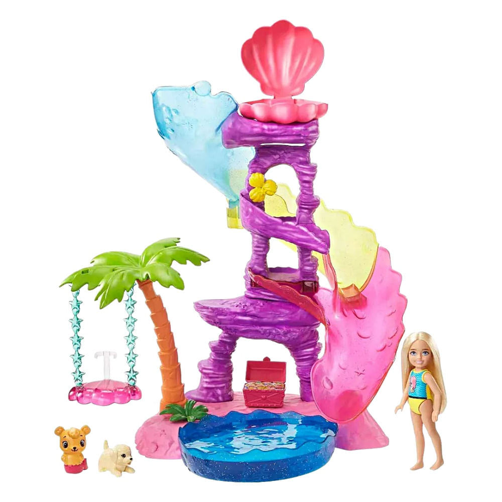 Playset Barbie Chelsea Dreamtopia Tobogán Piscina - Promart