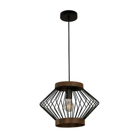 Colgante Negro 1l E27 60w - Promart