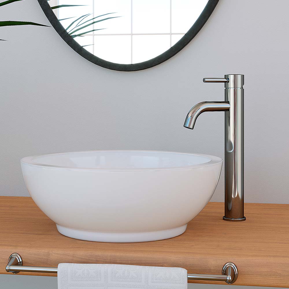 Mezcladora para Lavatorio Monocomando al Mueble Fv Lilo Alta Plata ...