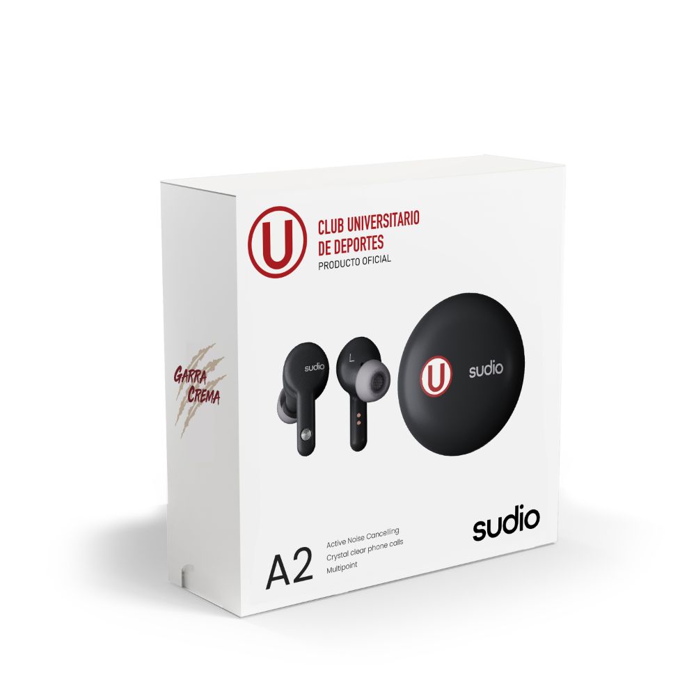 Audífono Sudio A2 Universitario de Deportes Earbuds Bluetooth Negro ...