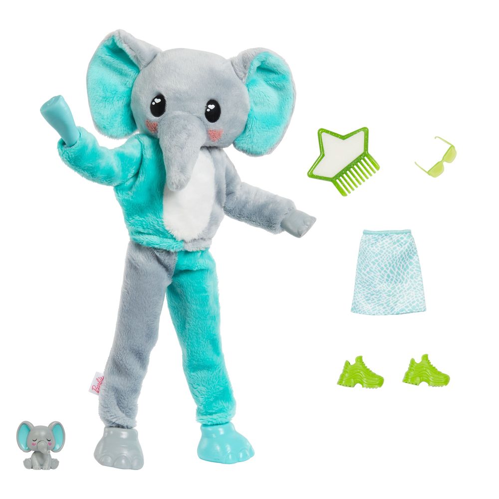 Muñeca Barbie Animales De La Selva Elefante - Promart
