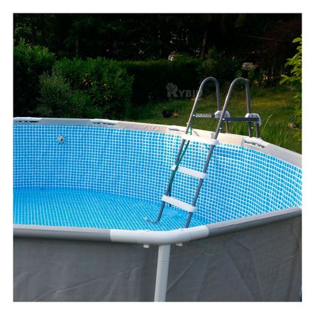 Intex Piscina con Depuradora de Color Gris - Promart