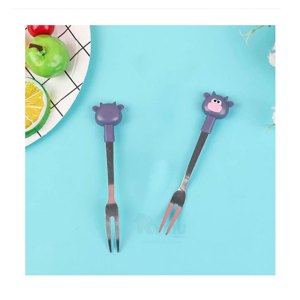 Set de Mini Tenedores con Diseño Animal Toro - Promart