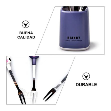 Mini Tenedores de Metal Infantil con Diseño Toro - Promart