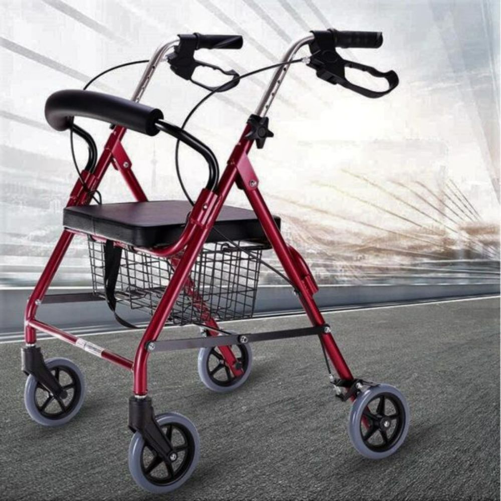 Andador 4 Ruedas Canasto y Asiento - Promart