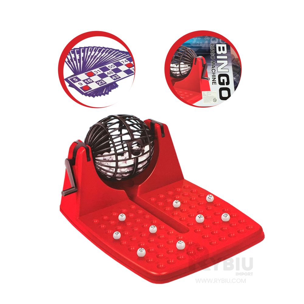 Bingo Juego de Mesa Color Rojo - Promart