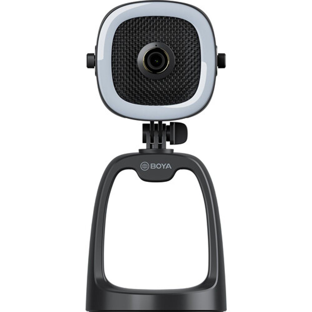 BOYA BY-CM6A Cámara web USB UHD 4K todo en uno con micrófono y anillo ...