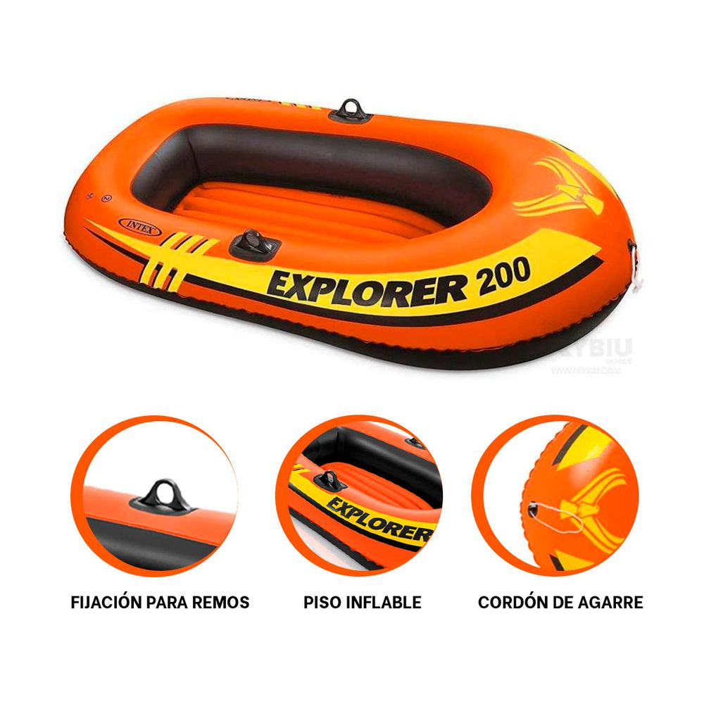 Kit de Balsa con Remos Incluidos para Lagos - Promart