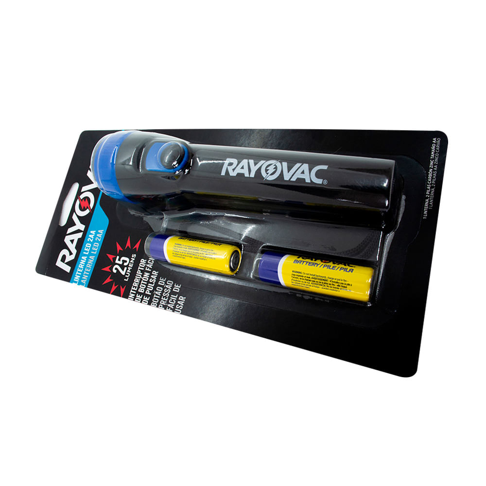 Linterna Rayovac 2AA Blister con pilas - Promart