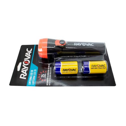 Linterna Rayovac 2d Blister con pilas - Promart
