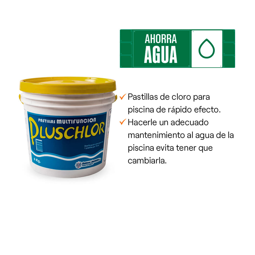 Tableta multifunción Pluschlor x 4kg - Promart