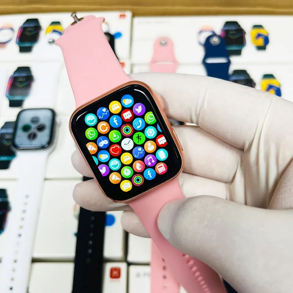 Smartwatch Bluetooth I9 Pro Max Serie 9 Rosado y Audífono I13 Pro ...