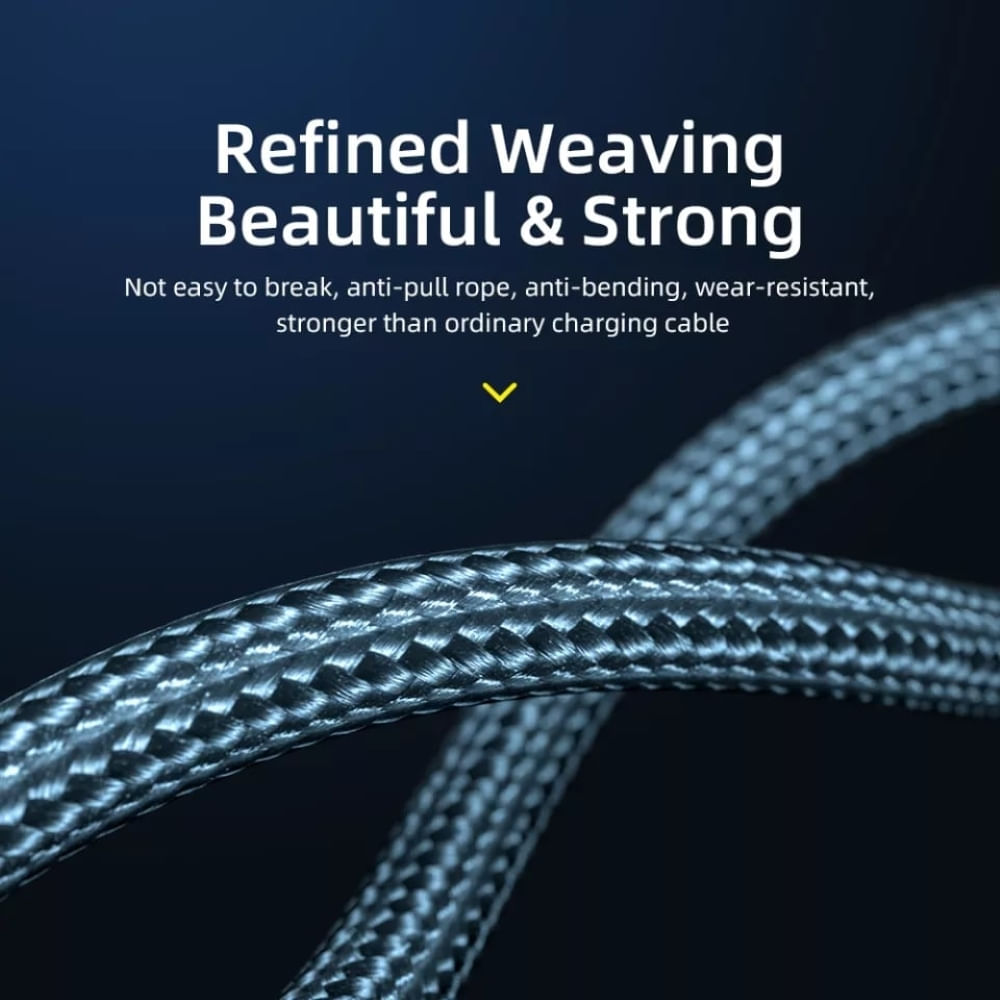 Cable Micro USB 3A 1metro ESSAGER - Promart