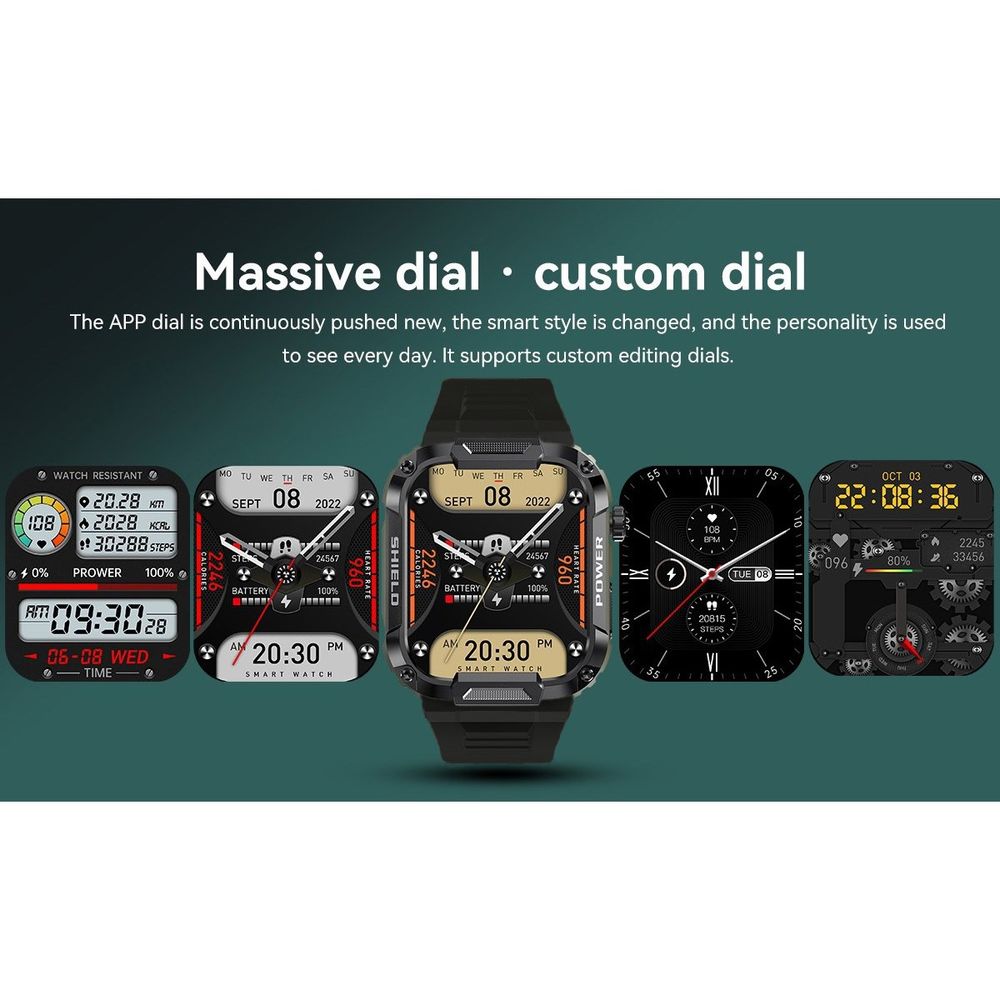 Smartwatch Spovan MK66 Multisport Monitor de Salud | Promart.pe - Promart