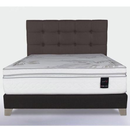 Box Tarima Rosen Art 4 2 Plazas + Cabecera Issey + 2 Almohadas memory ...