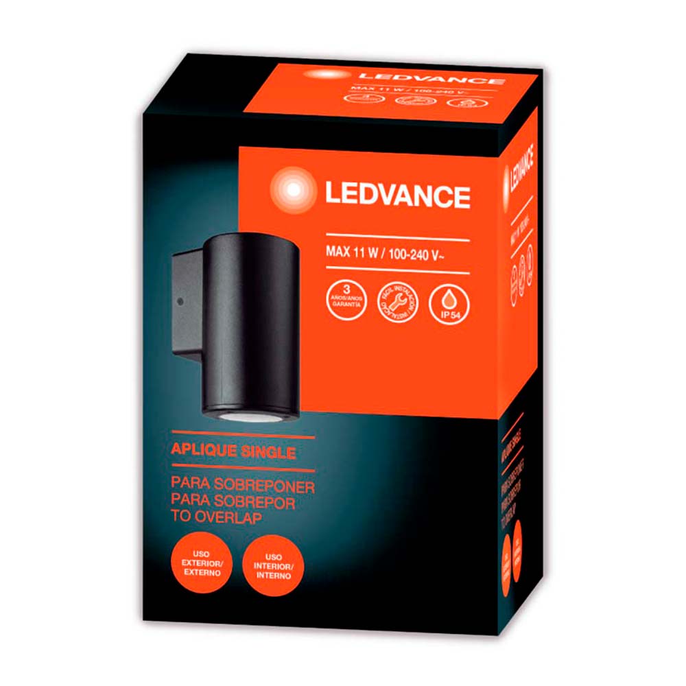 Aplique Single Cylinder Black Housing Ledvance - Promart