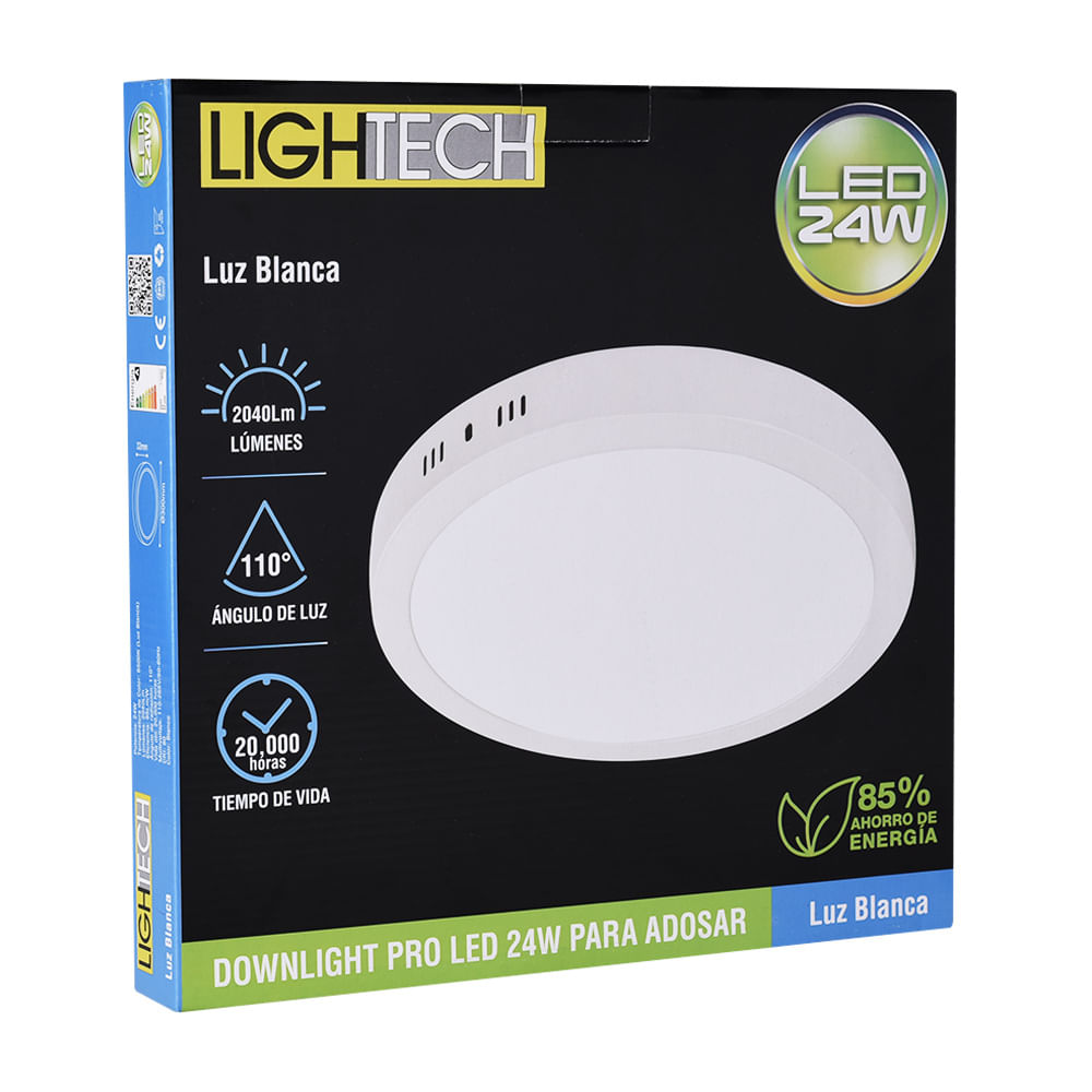 Downlight Pro Led Ados 24W Luz blanca - Promart