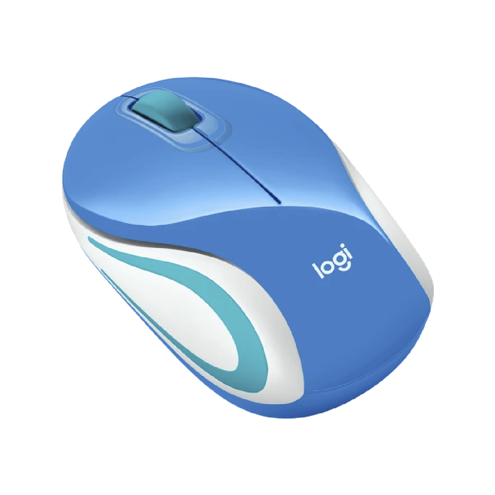 Mouse Logitech M187 Nano Mini Wireless Blue - Promart