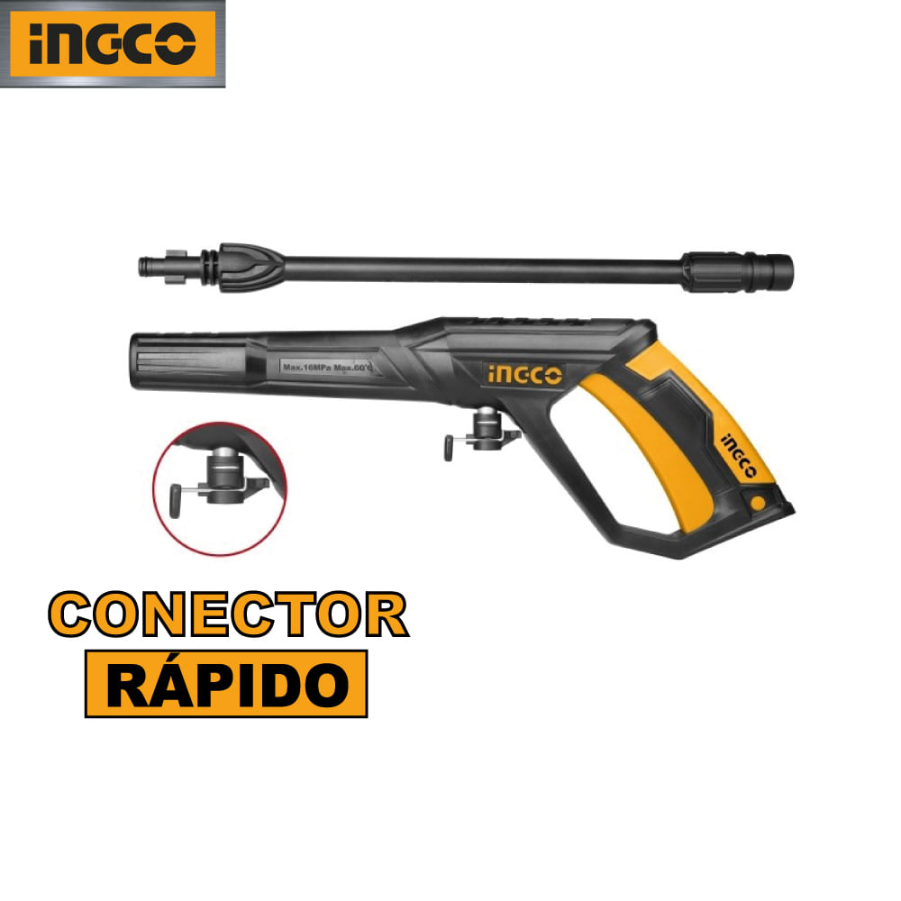 Hidrolavadora de Alta Presión Ingco 1800W 150 BAR 6L/MIN HPWR18008 - Promart