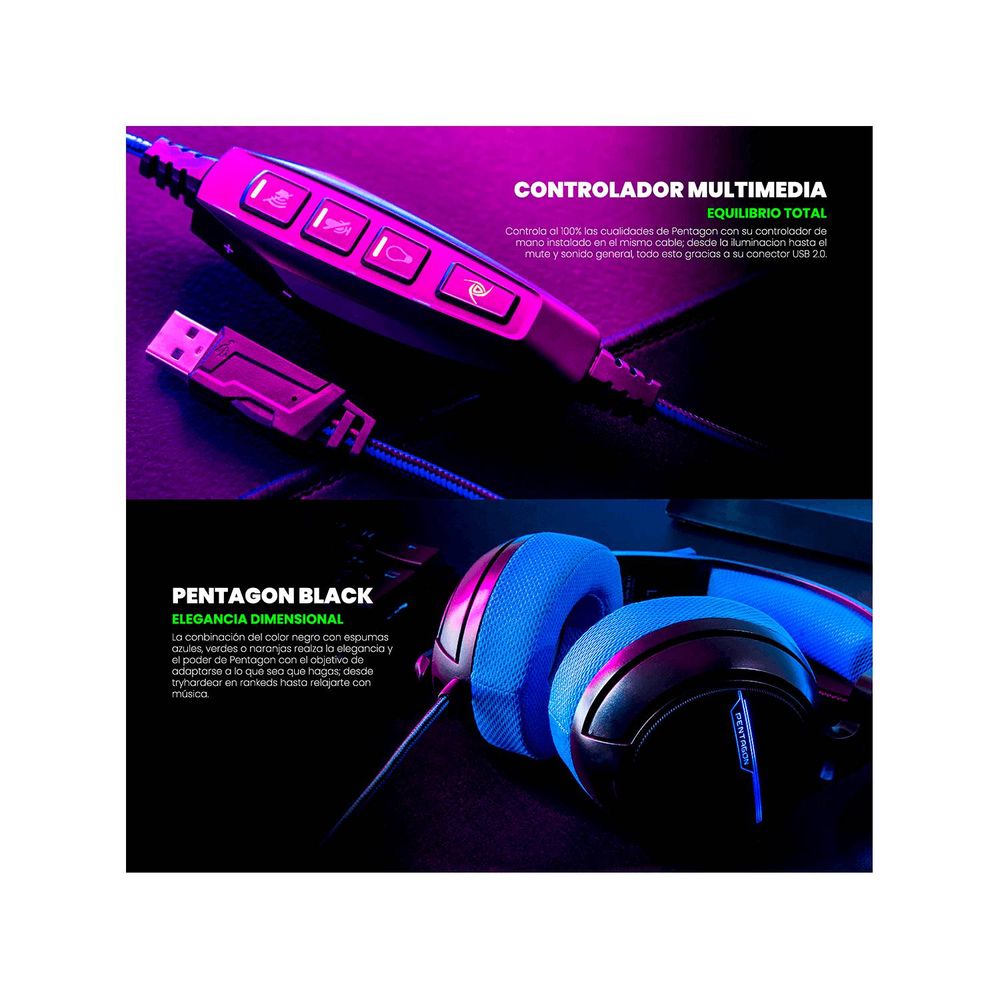 Audífono VSG Pentagon Azul - Promart