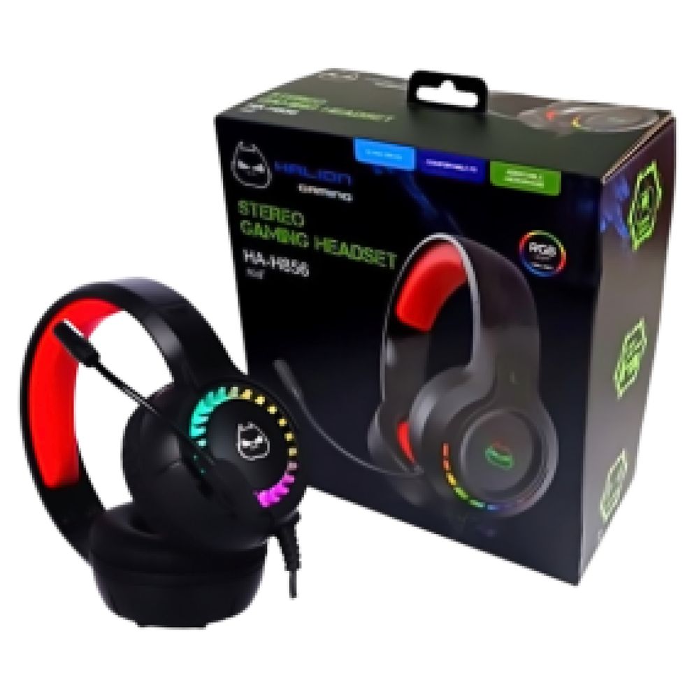 Audífonos Stereo Gamer Rgb Con Micrófono Ha H856 Halion - Promart
