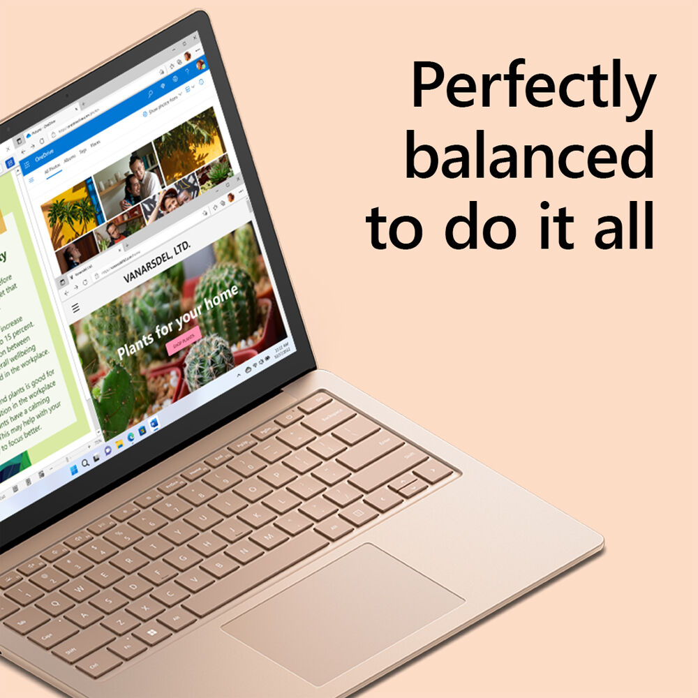 Laptop Microsoft Surface 5 13.5 Multi Touch Sandstone Metal - Promart