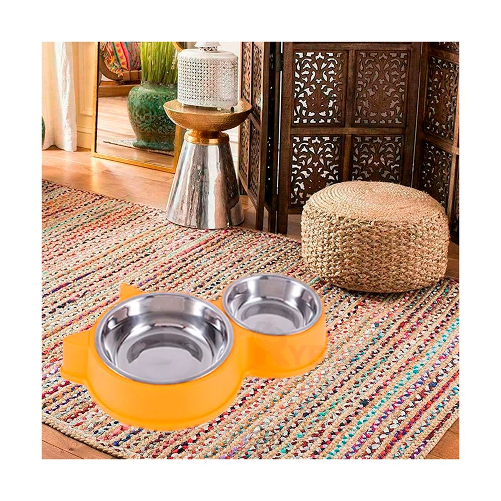 Recipiente con Orejitas Amarillo de Tipo Plato Doble - Promart