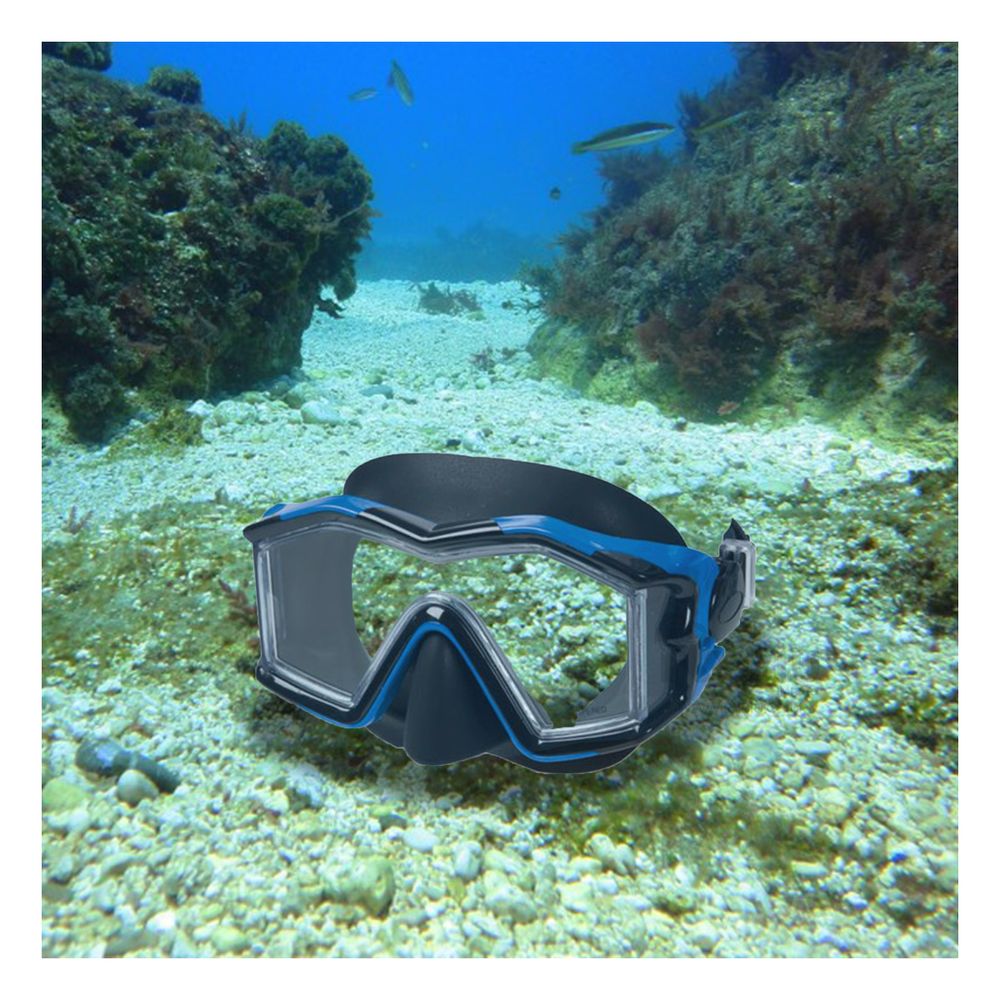 Vista Clara en el Agua con Lentes de Buceo Azul - Promart