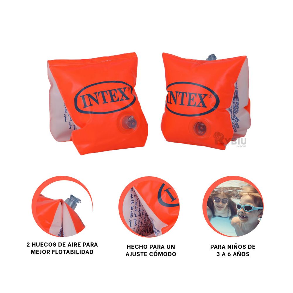 Flotadores de Brazos Infantil Color Naranja - Promart