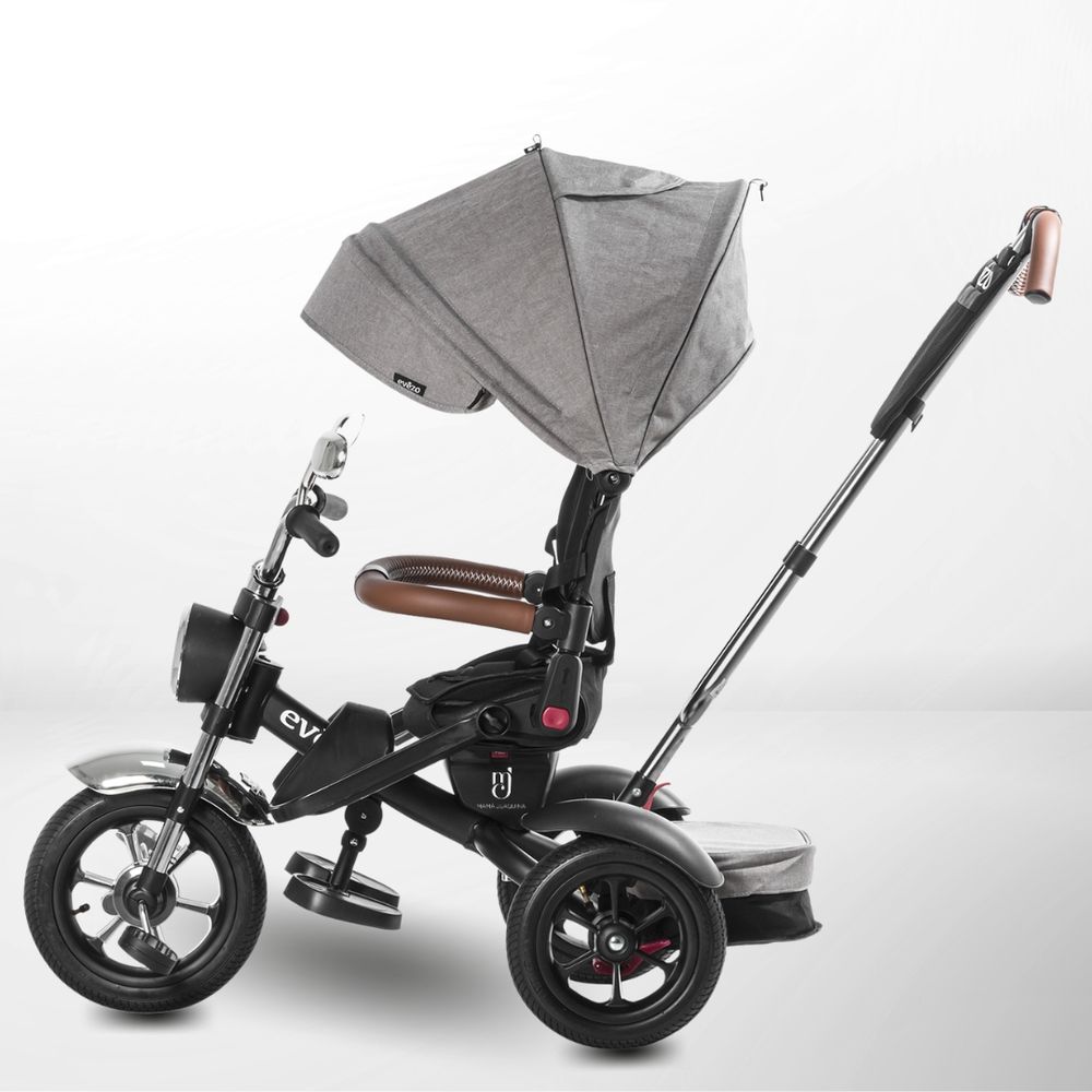 Triciclo Guiador Evezo Roadster Gris - Promart