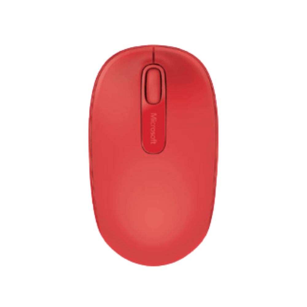 Mouse Inalambrico Color Rojo Microsoft Mobile 1850 Receptor Usb ...