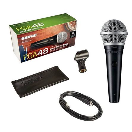 Micrófono Profesional Shure PGA48 Cardiode Dinámico - Promart