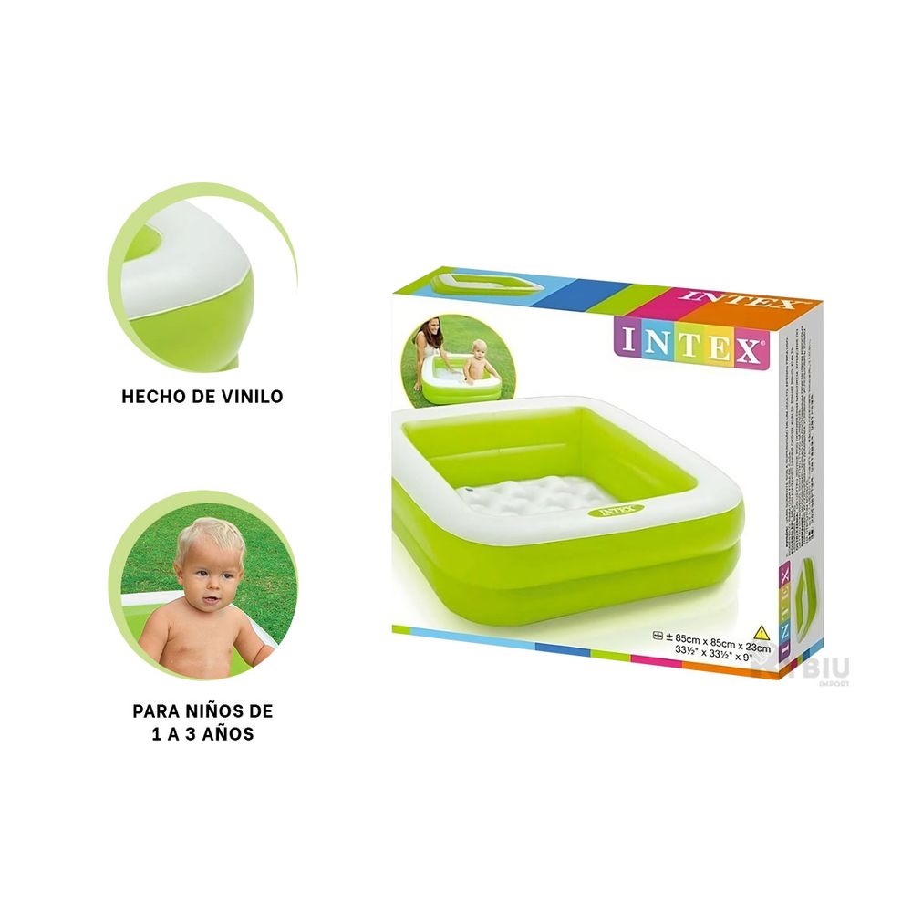 Intex Alberca con Base Acolchado Verde - Promart