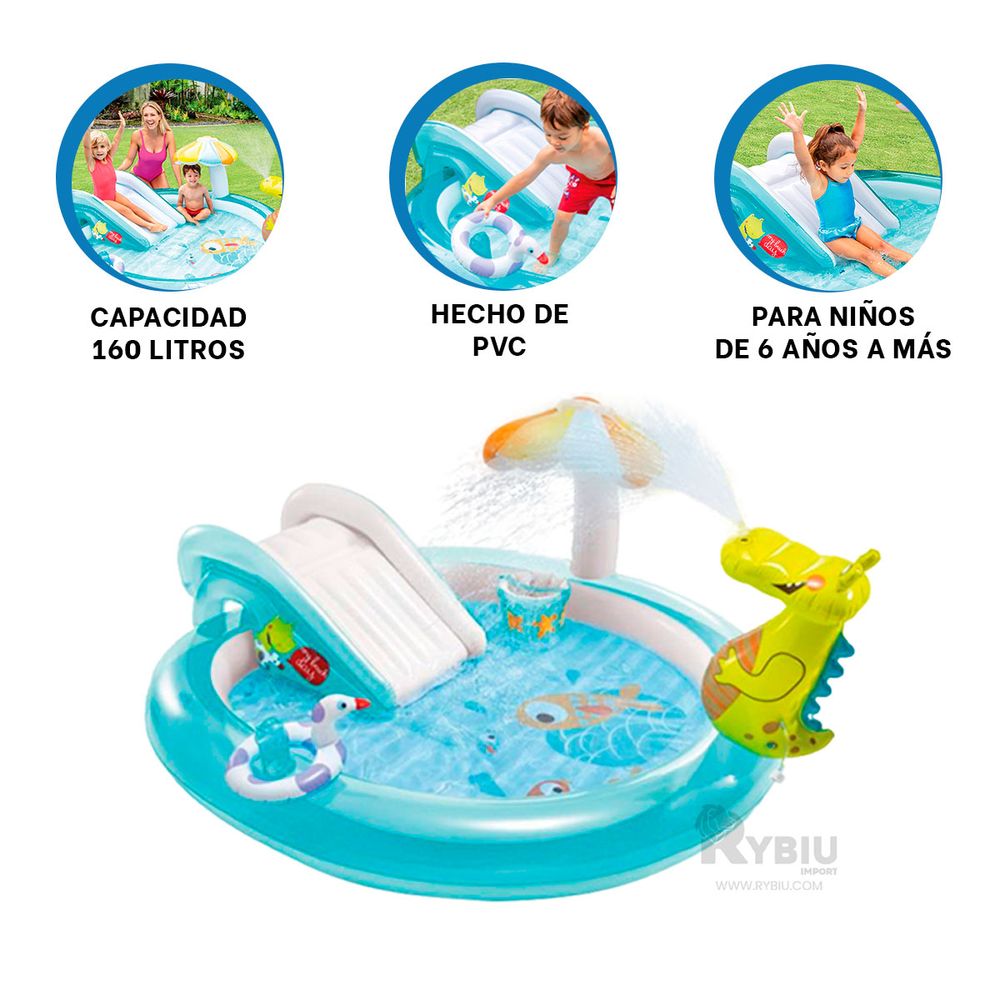 Alberca de Juego Color Azul Transparente - Promart