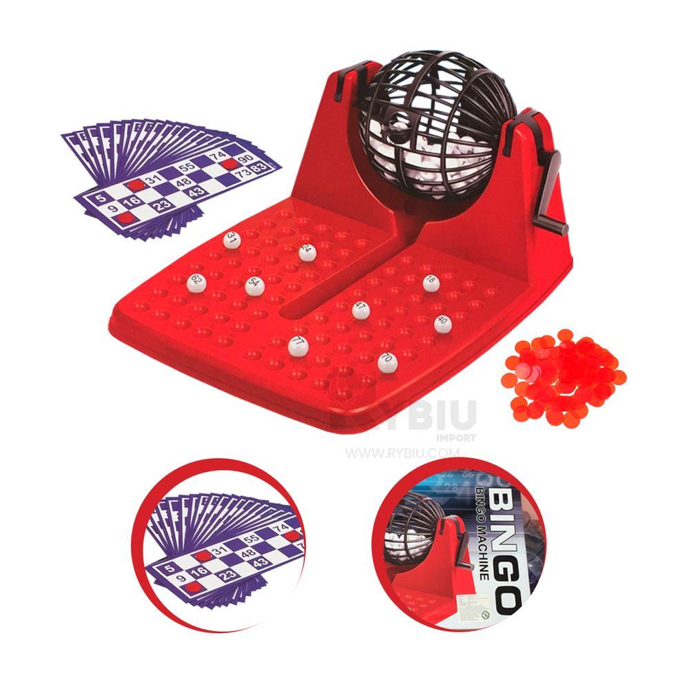 Juego Familiar Bingo de Color Rojo - Promart