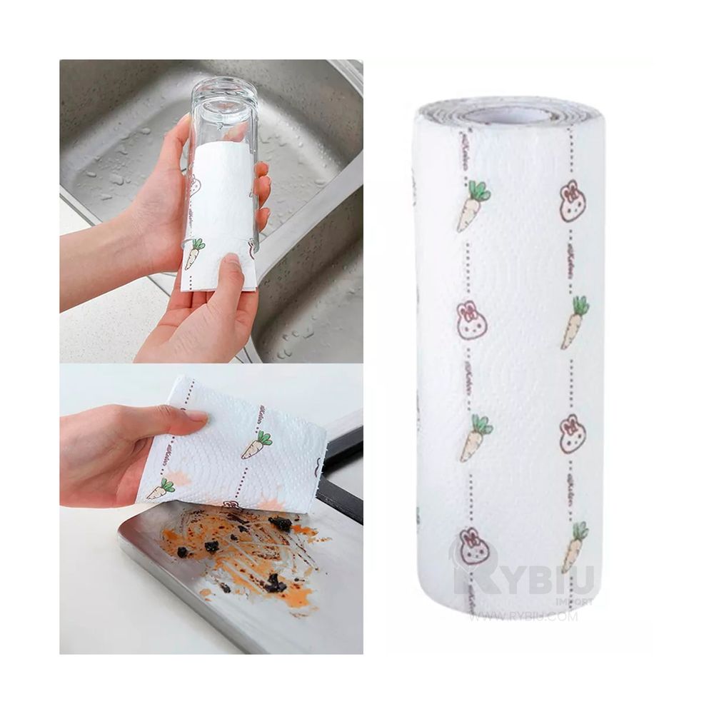 Pack 4 Toalla de papel absorbente Cocina - Promart