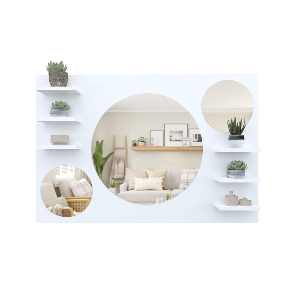 Espejo Decorativo 120x80cm con Repisas Kore Movenda - Promart