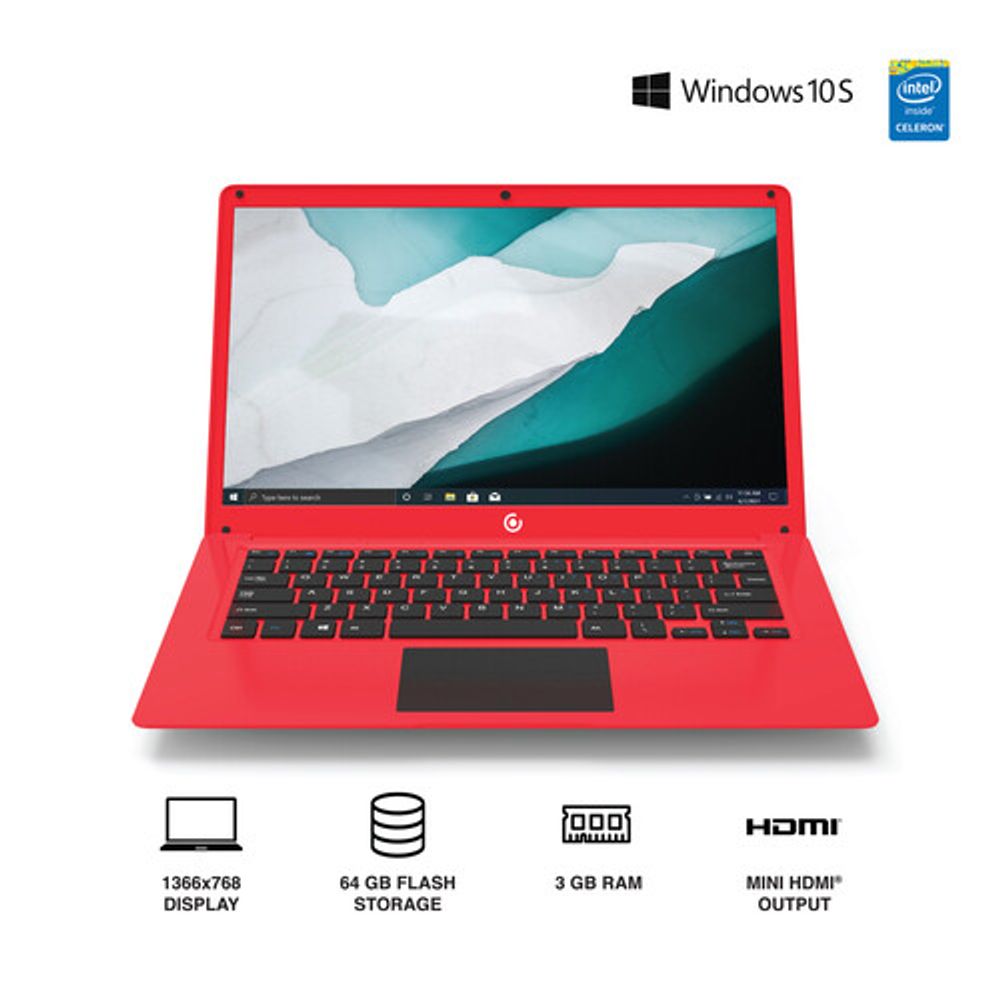 Core Innovations 14.1" CLC14364 Series Laptop (Rojo) - Promart