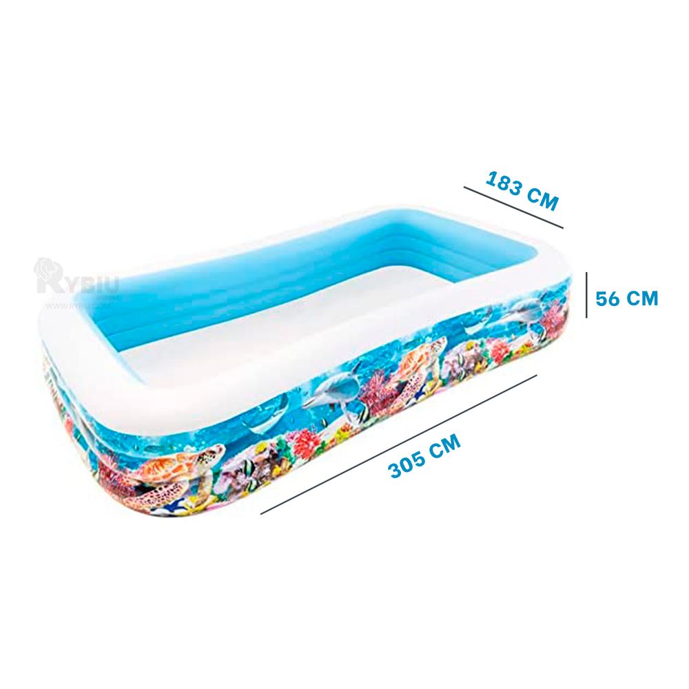 Inflable Piscina Tropical Multicolor de Verano - Promart