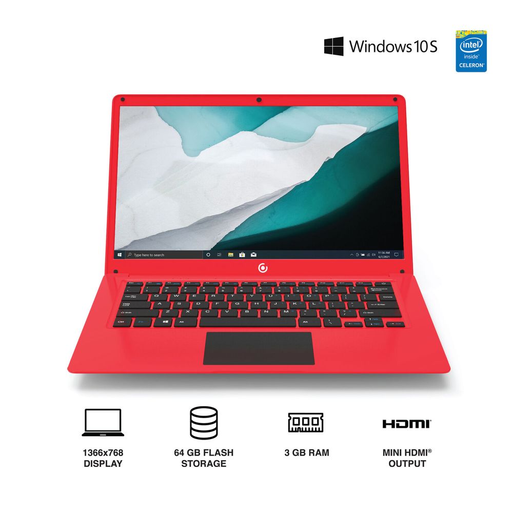 Laptop Core Innovations Series Clc14364 14.1 Red - Promart