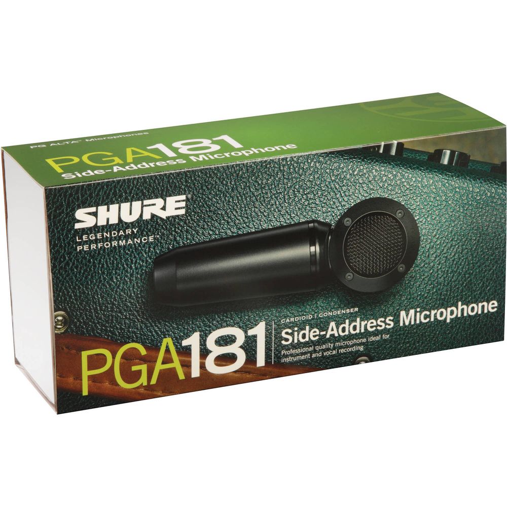 Micrófono de Condensador de Dirección Lateral Shure Pga181 - Promart
