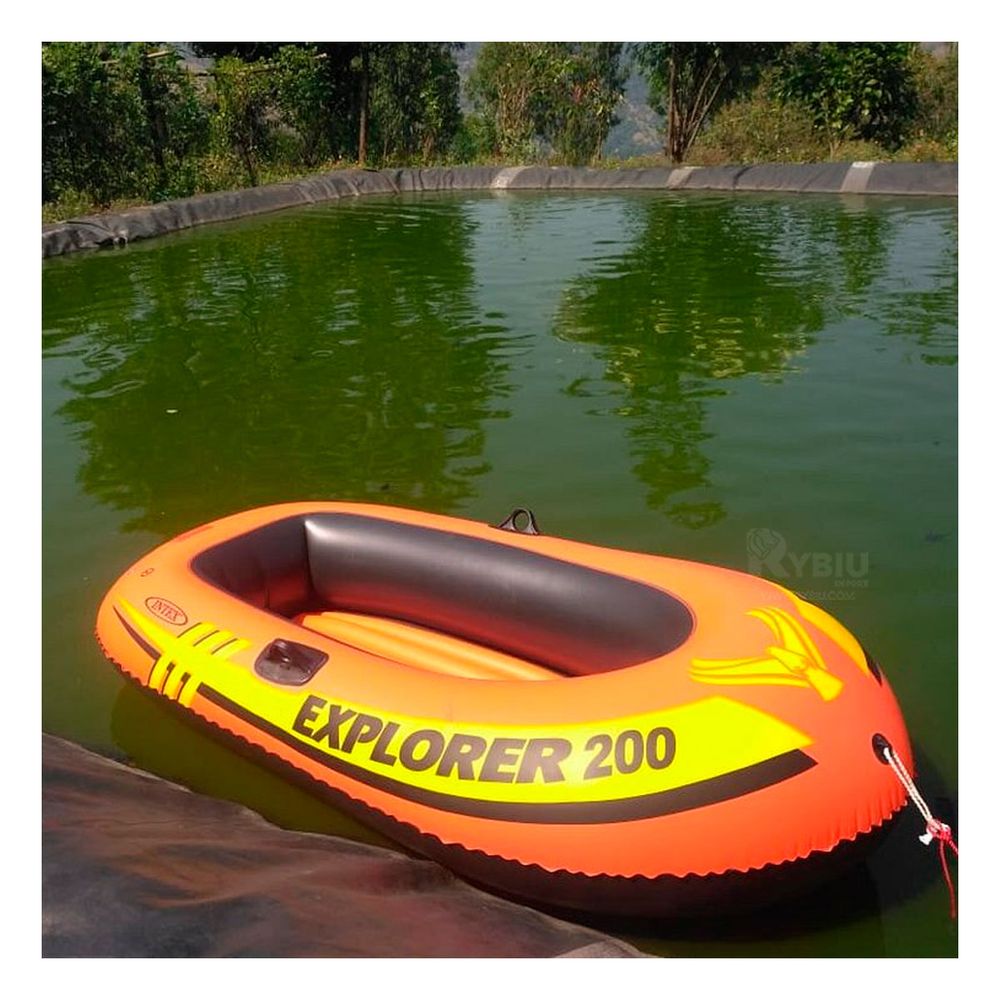 Generico Inflable Balsa Explorer 200 en Naranja - Promart