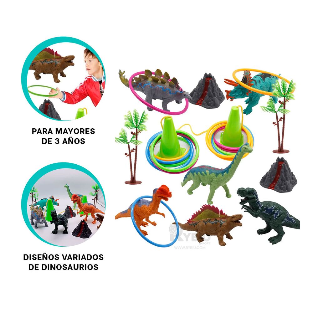 Pack de 6 Dinosaurios para los Amantes de los Dinosaurios - Promart